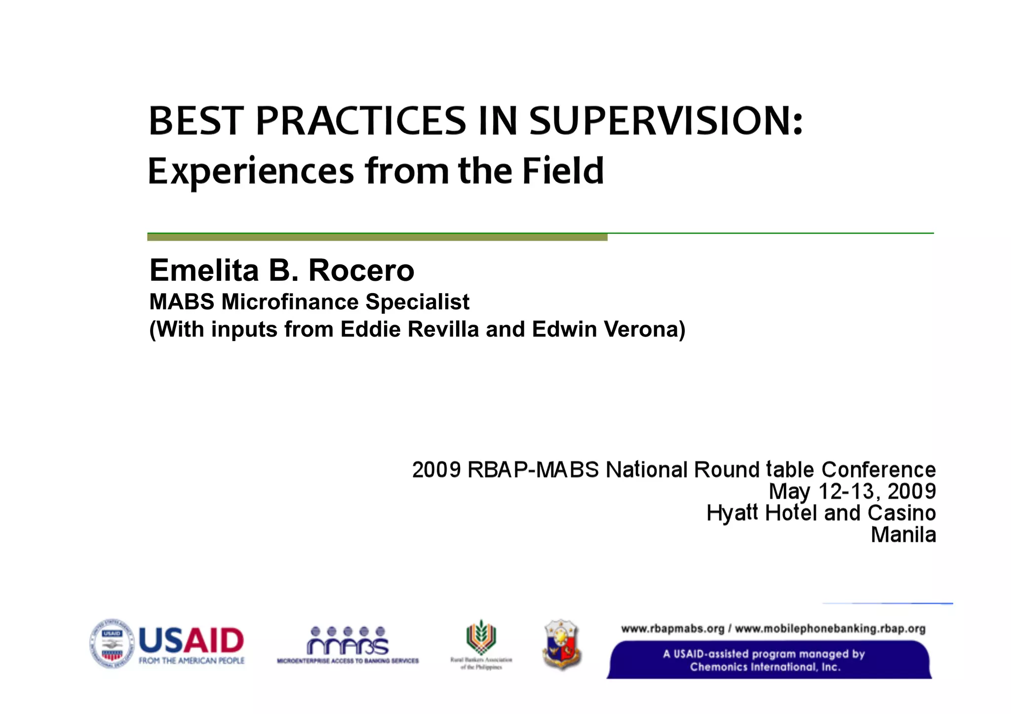 Best Practices In Supervision | PDF
