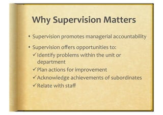 Best Practices In Supervision | PDF