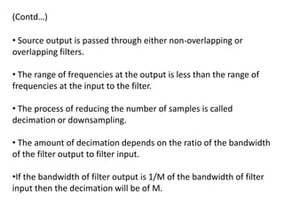 Subband Coding | PPTX