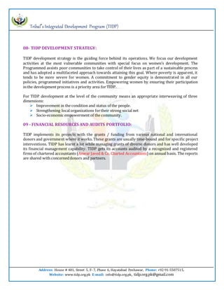 TIDP Profile (S) | DOCX