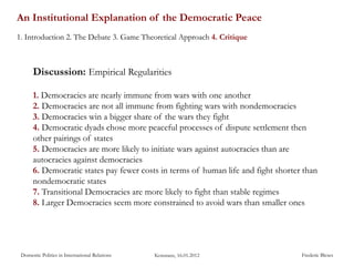 Democratic Peace Pdf