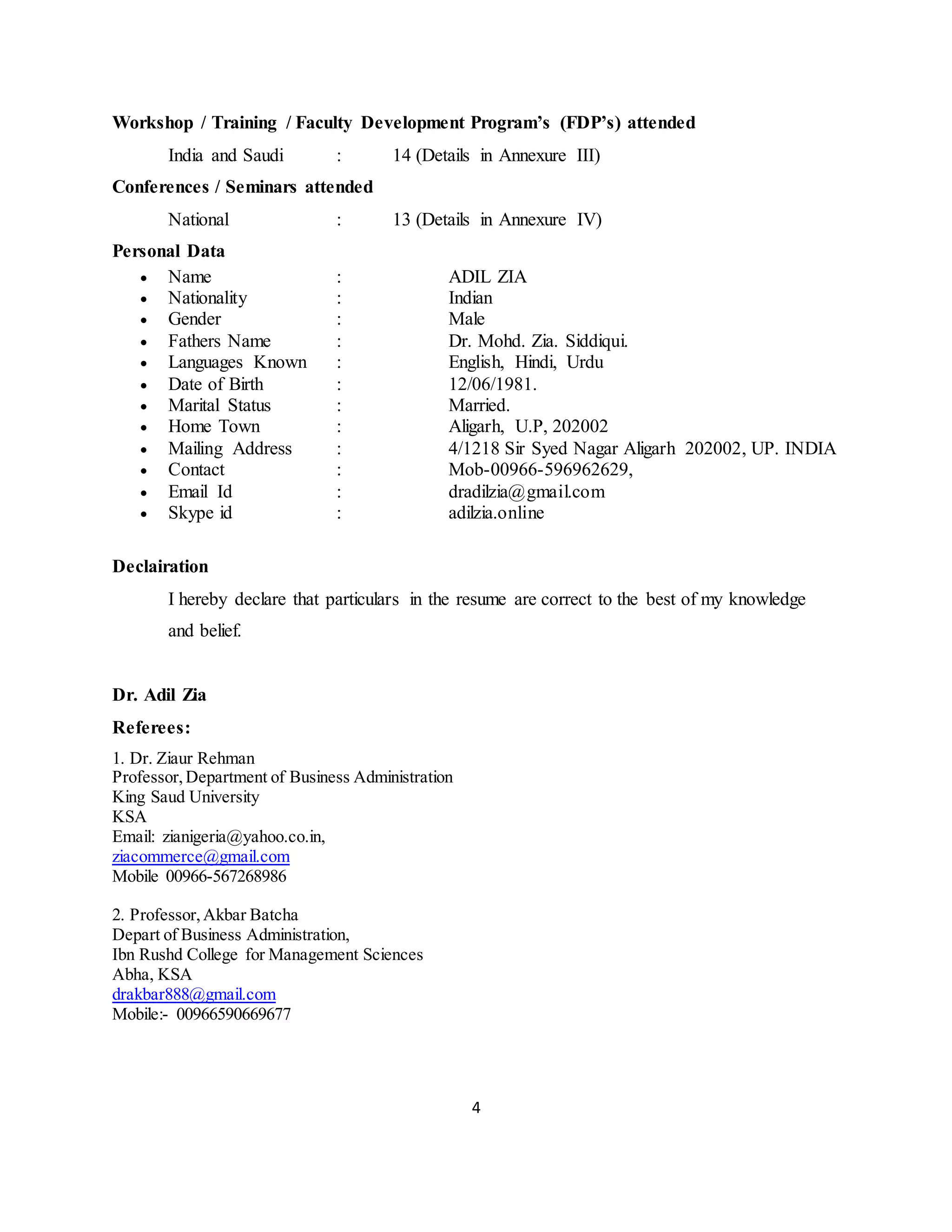 CV Adil Zia May 2016 | DOCX