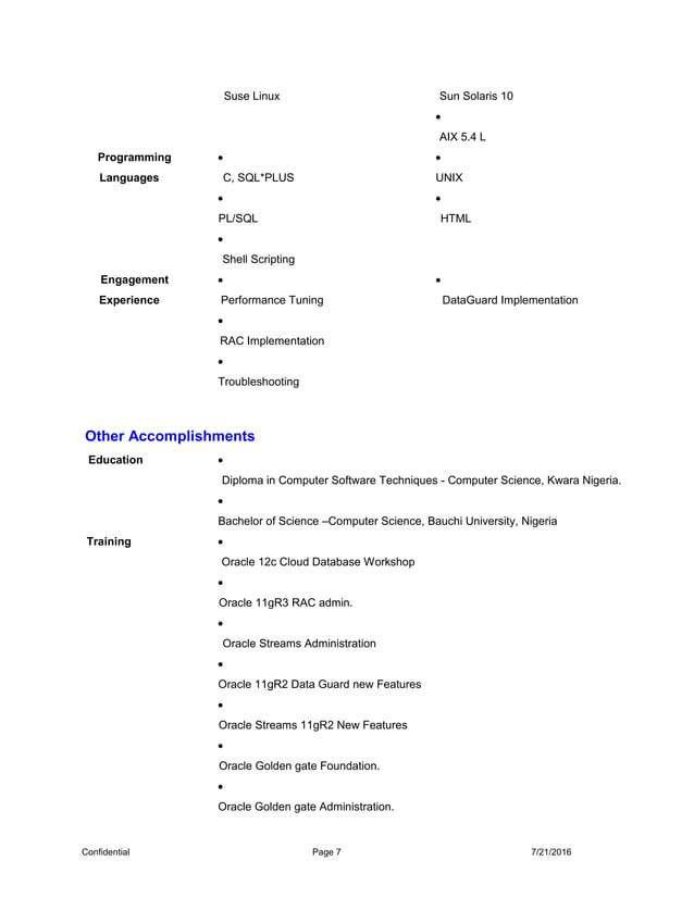 Resume_Mohammed_Ali_Updated | DOC | Operating Systems | Computer Software and Applications