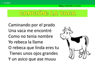 09 cancion la vaca lola | PPTX
