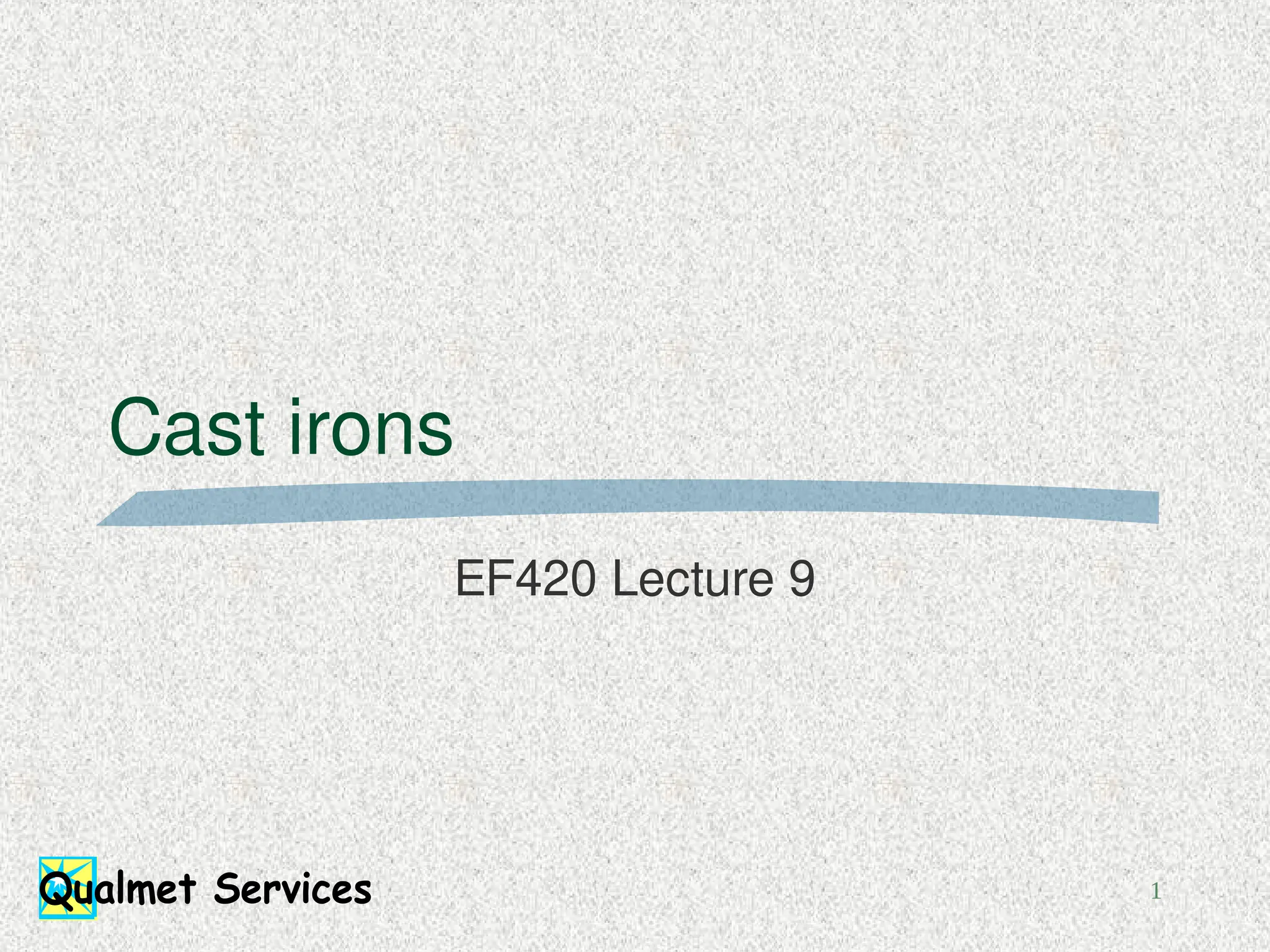 a power point presentation of cast irons | PPT
