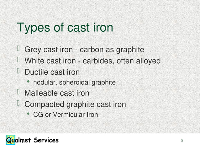 a power point presentation of cast irons | PPT