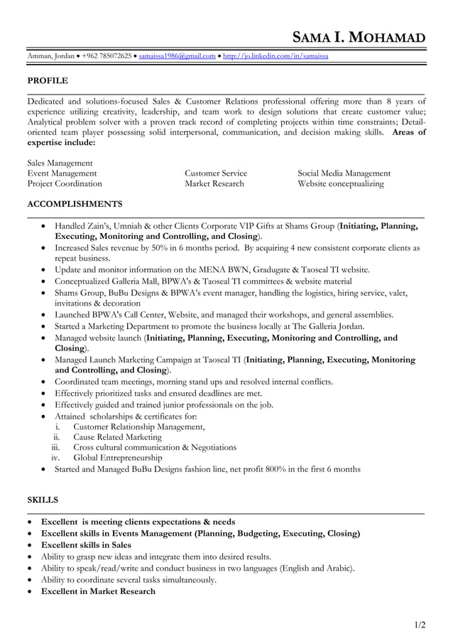 Sama Issa CV_2015 | PDF