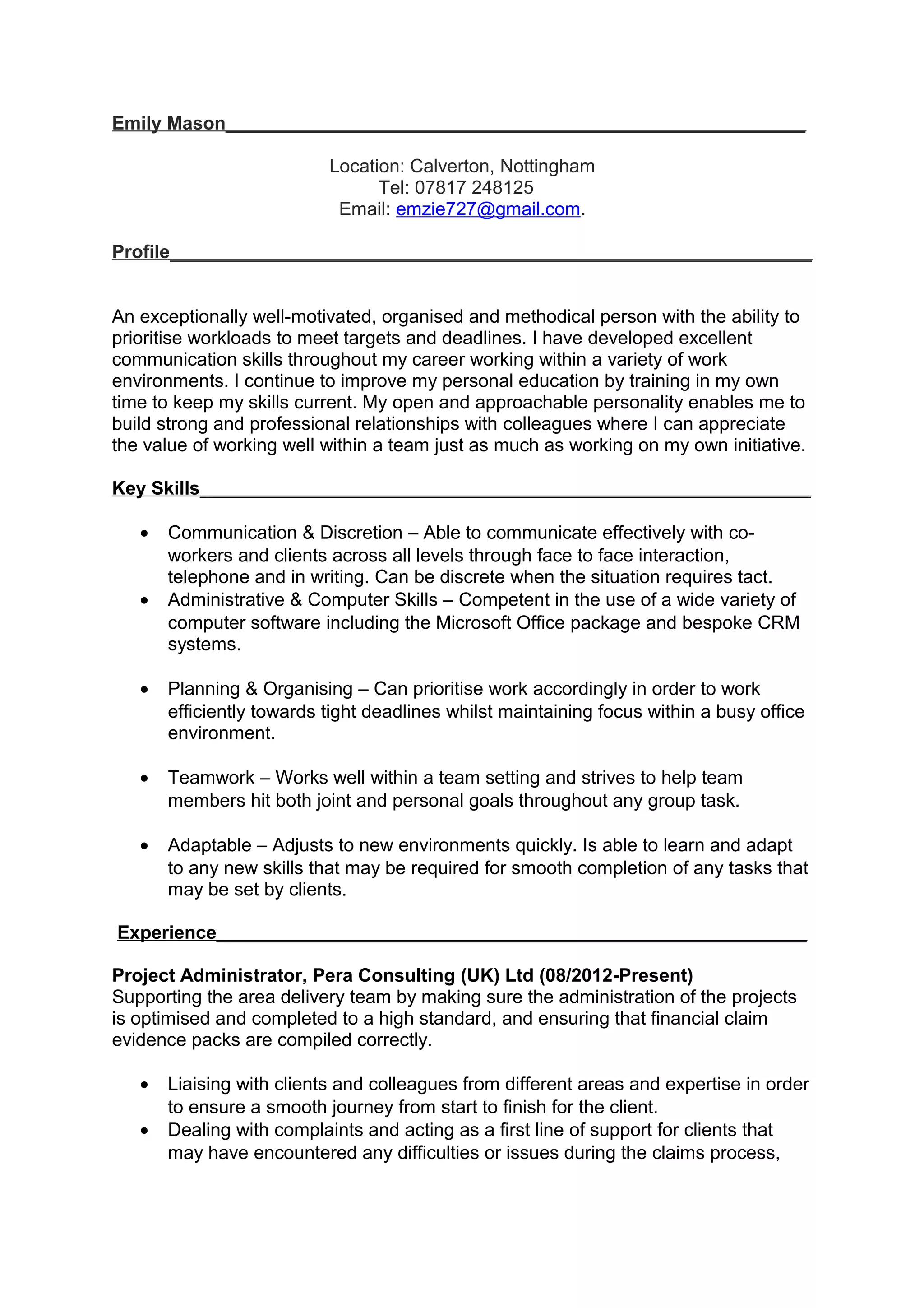 Emily-Mason-CV | DOC