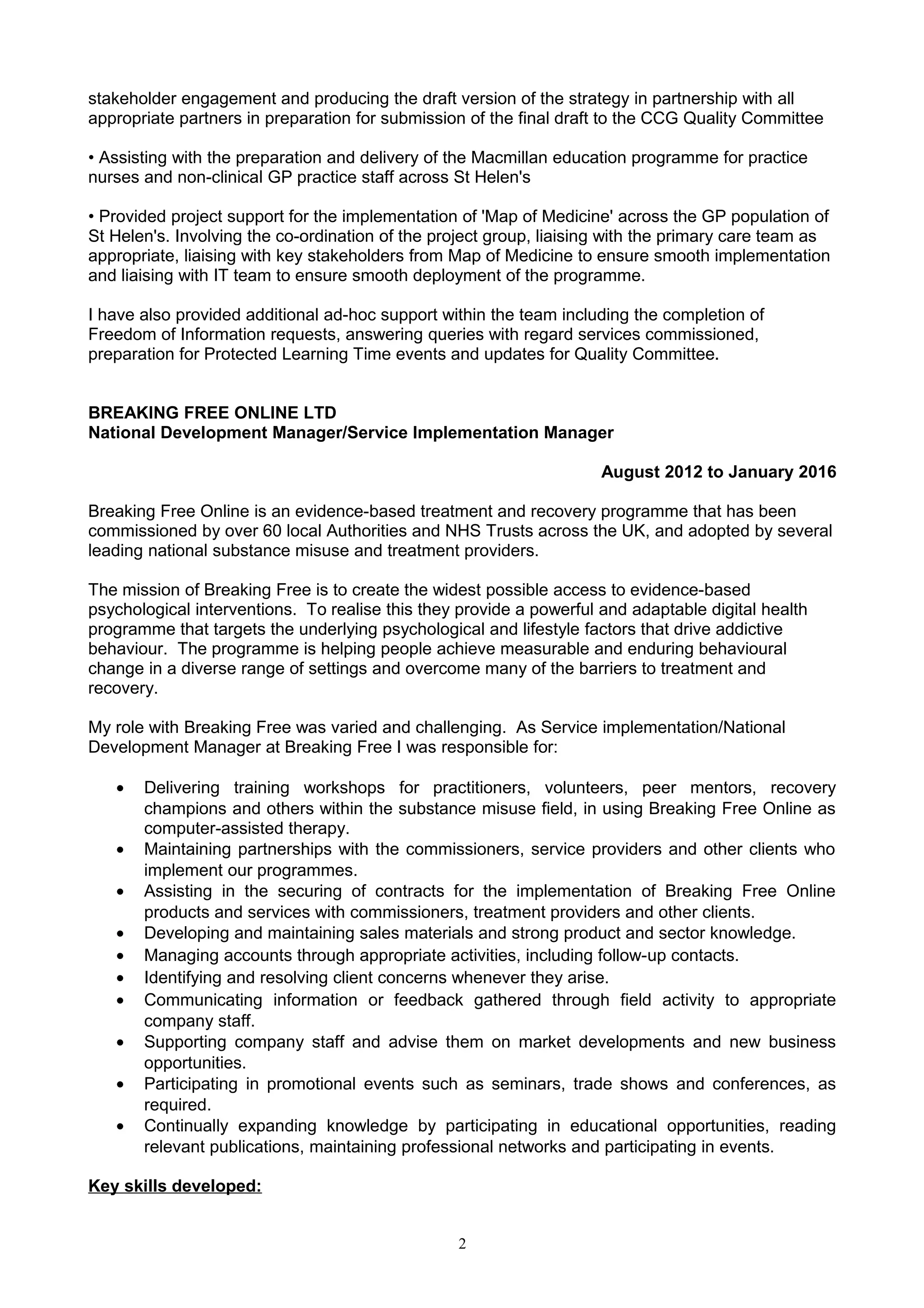 nscv revised 2016 | PDF