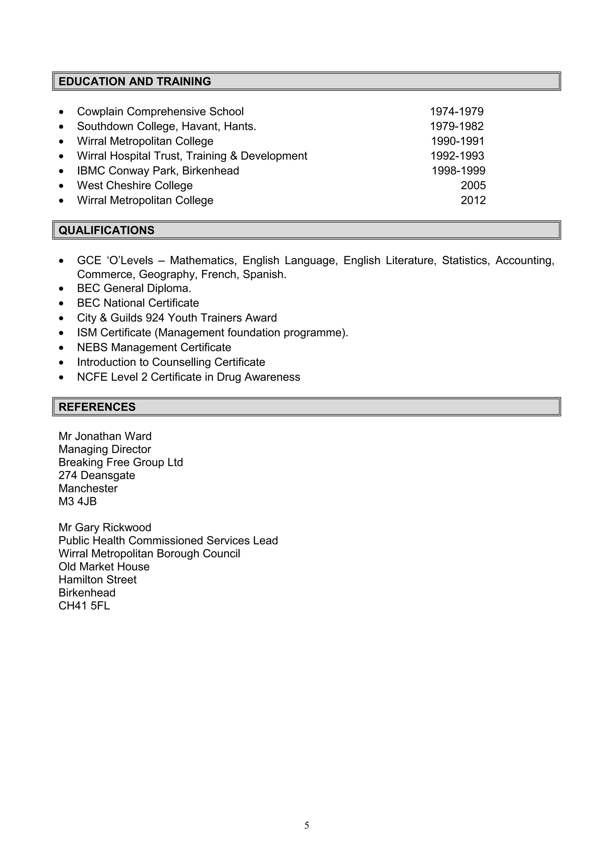 nscv revised 2016 | PDF