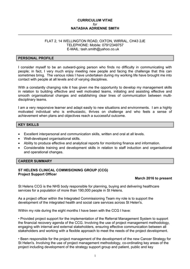 nscv revised 2016 | PDF