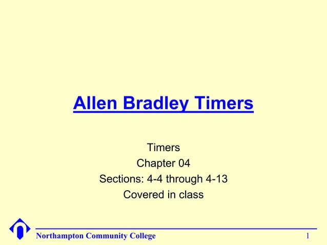 09 chapter04 timers_fa14 | PPT