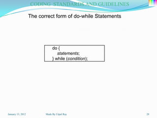 09 coding standards_n_guidelines | PPTX