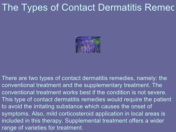 The Best Contact Dermatitis Remedies on Hand