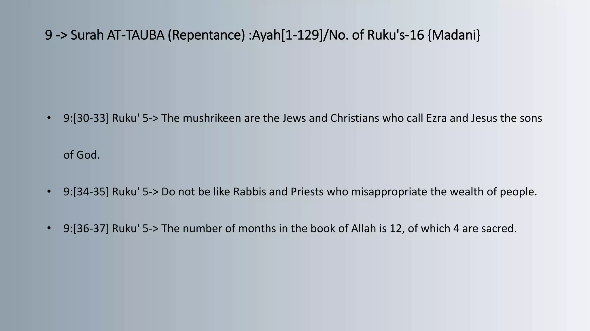 09 contents of surah al taubah | PPTX