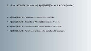 09 contents of surah al taubah | PPTX