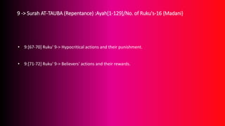 09 contents of surah al taubah | PPTX