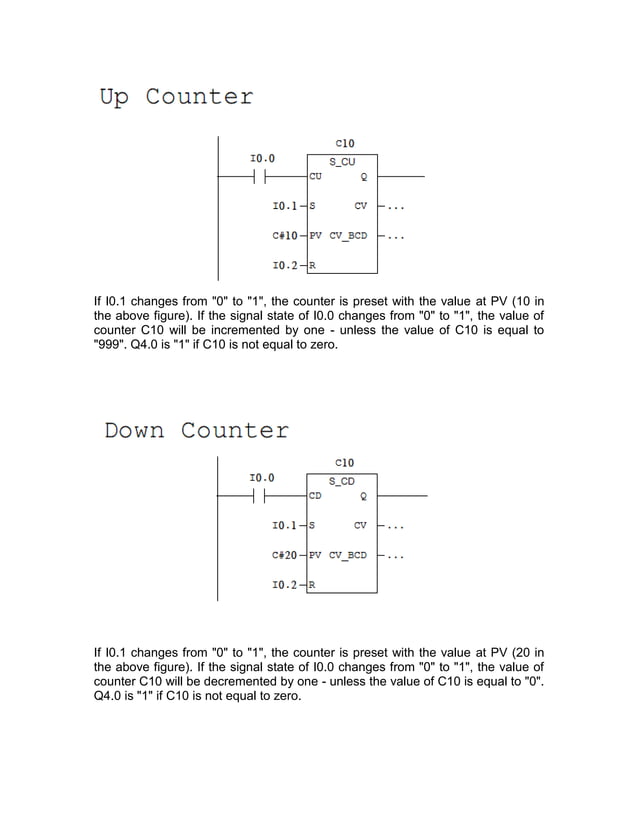 PLC Counters | PDF | Computing | Technology & Computing