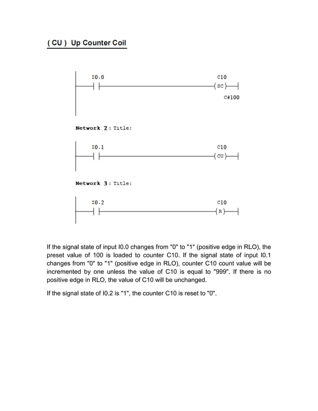 PLC Counters | PDF | Computing | Technology & Computing