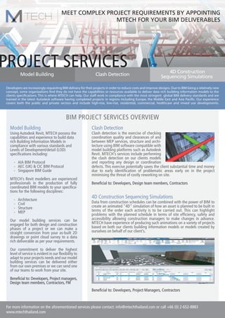MTECH Project Services (EN) | PDF | Civil Engineering Industry | Industries