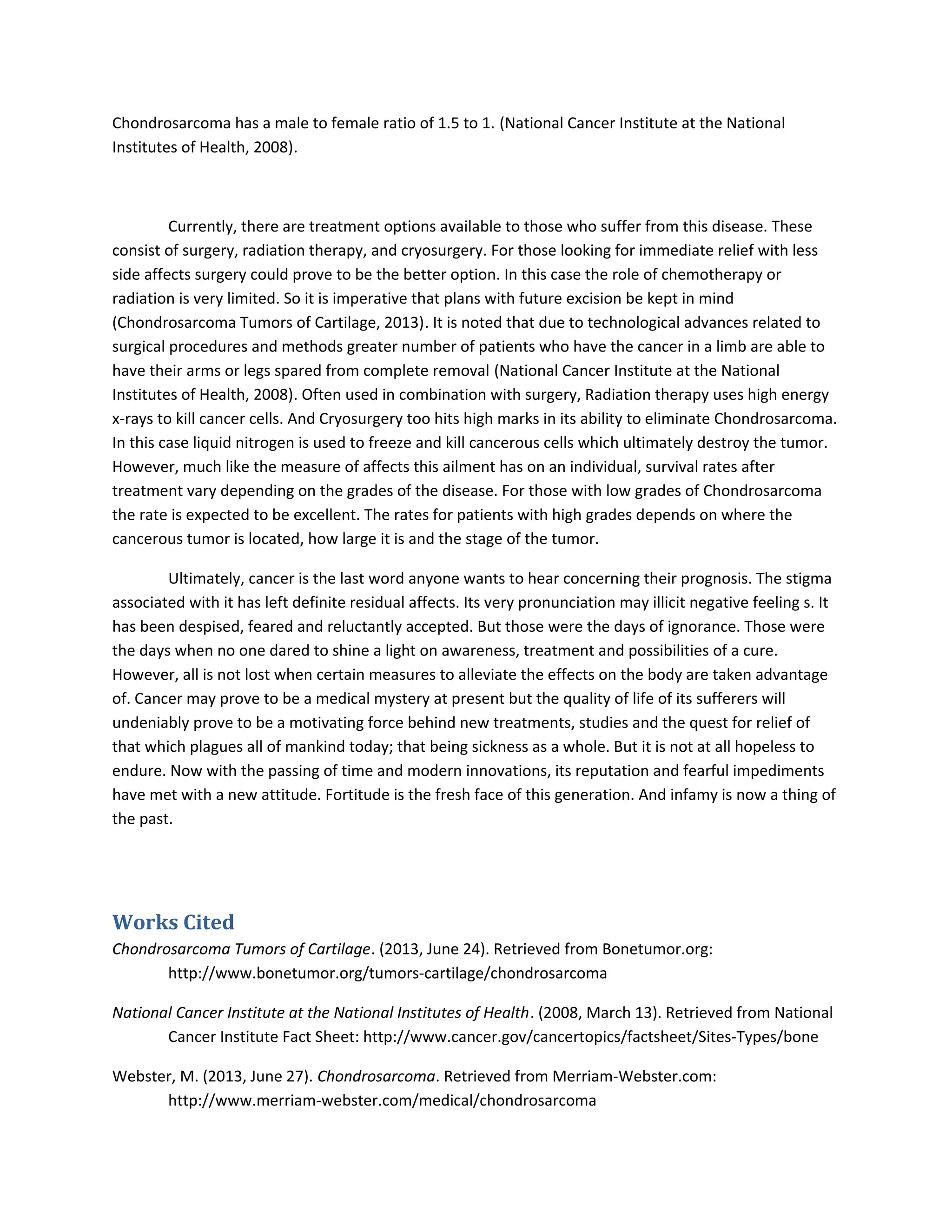 CHONDROSARCOMA | DOC