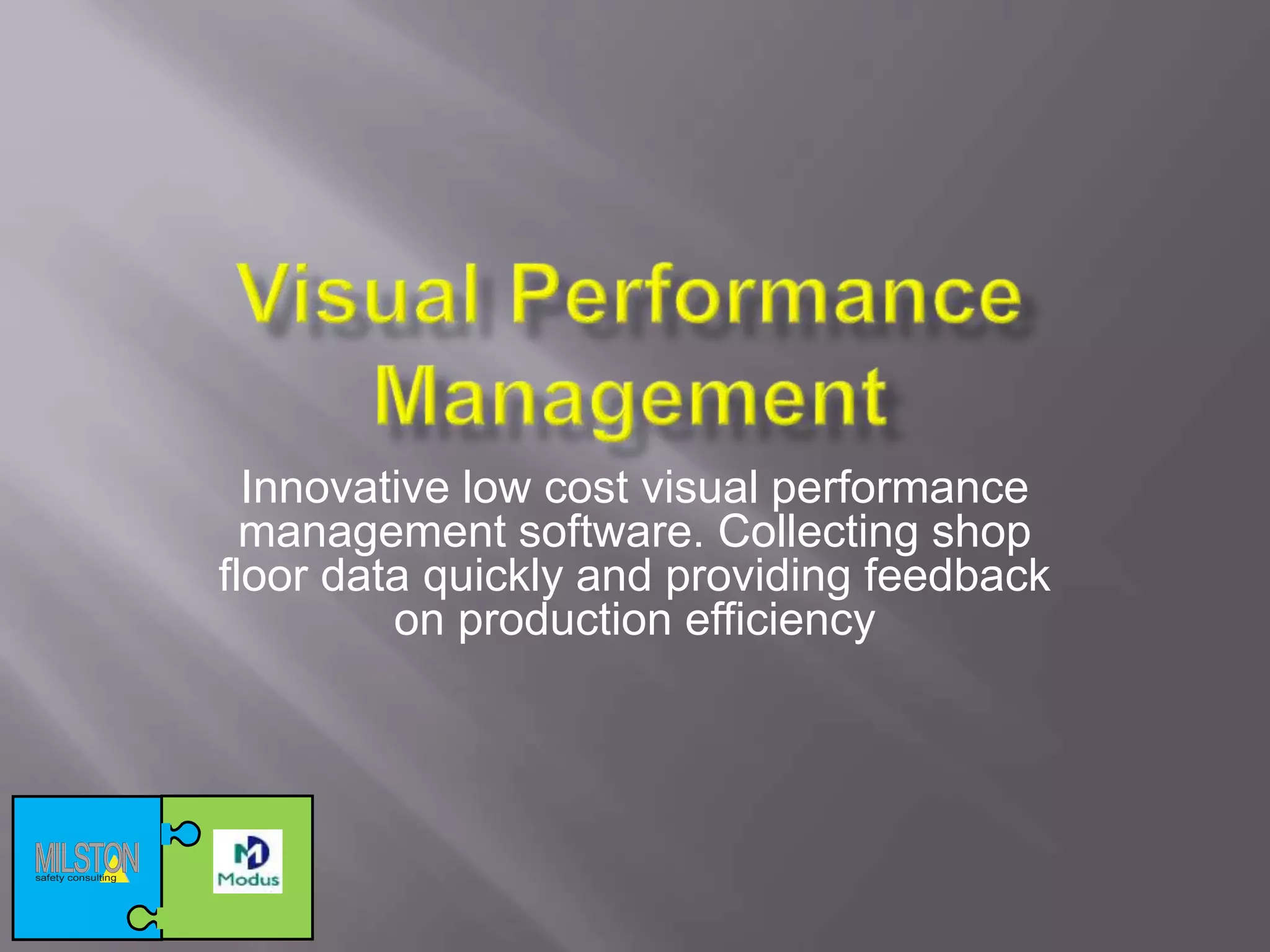 Visual Performance Management | PPTX