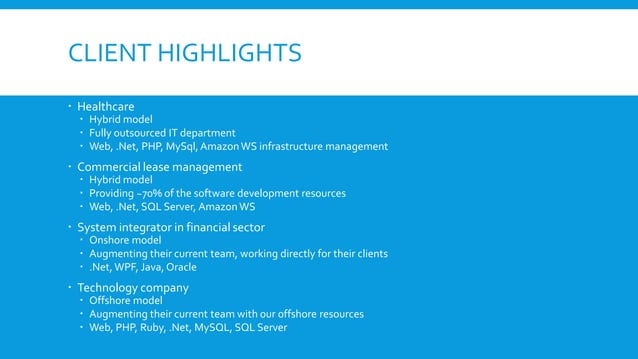 Glorium Technologies Highlights | PPT