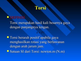 Dinamika rotasi | PPT