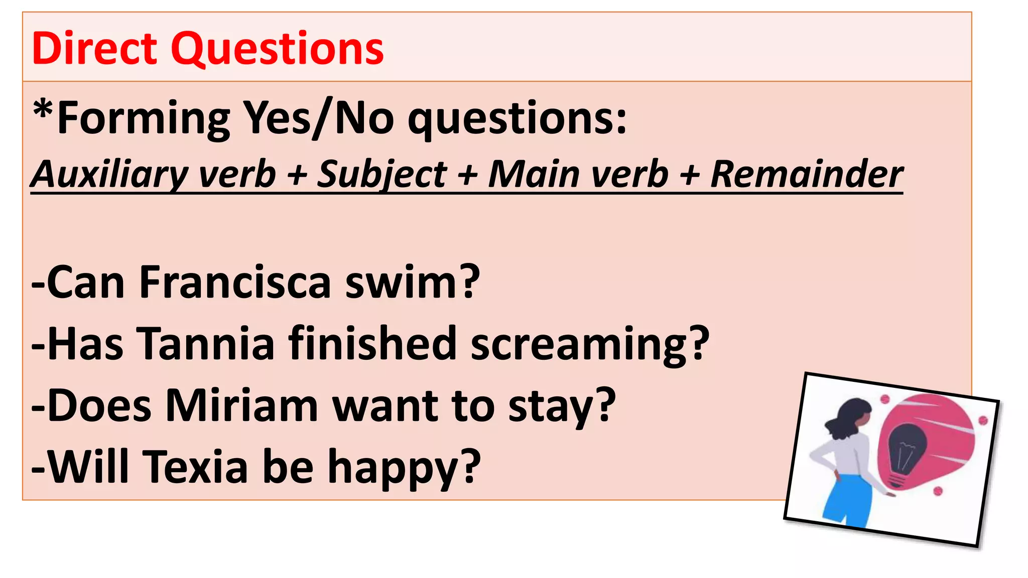 09 direct and indirect questions | PPTX