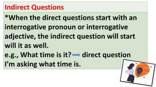 09 direct and indirect questions | PPTX