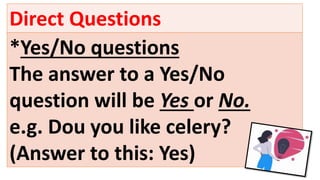 09 direct and indirect questions | PPTX
