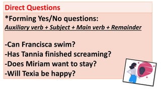 09 direct and indirect questions | PPTX