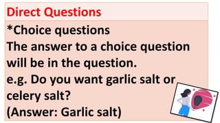 09 direct and indirect questions | PPTX