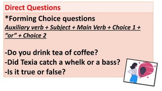09 direct and indirect questions | PPTX