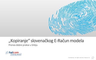 E-Invoices - Razmena faktura preko elektronskog bankarstva - Aleksandar ...