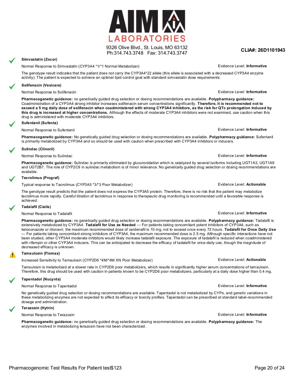AIM Example Report aim-example-report