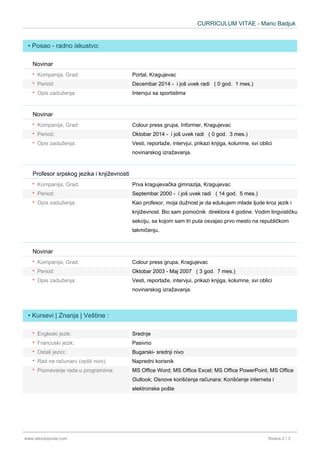 CV-Mario_Badjuk (1) | PDF
