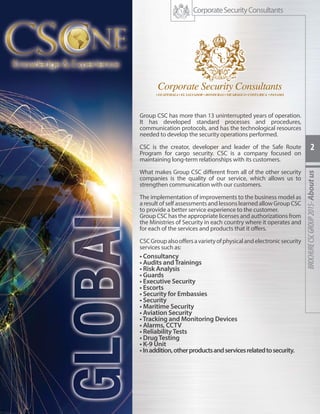 Group CSC Brochure English 2015 | PDF