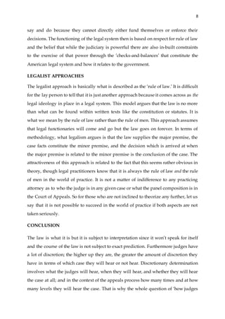 Richard Posner on Theories of Judicial Behavior | PDF