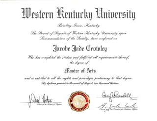 Master's Diploma | PDF