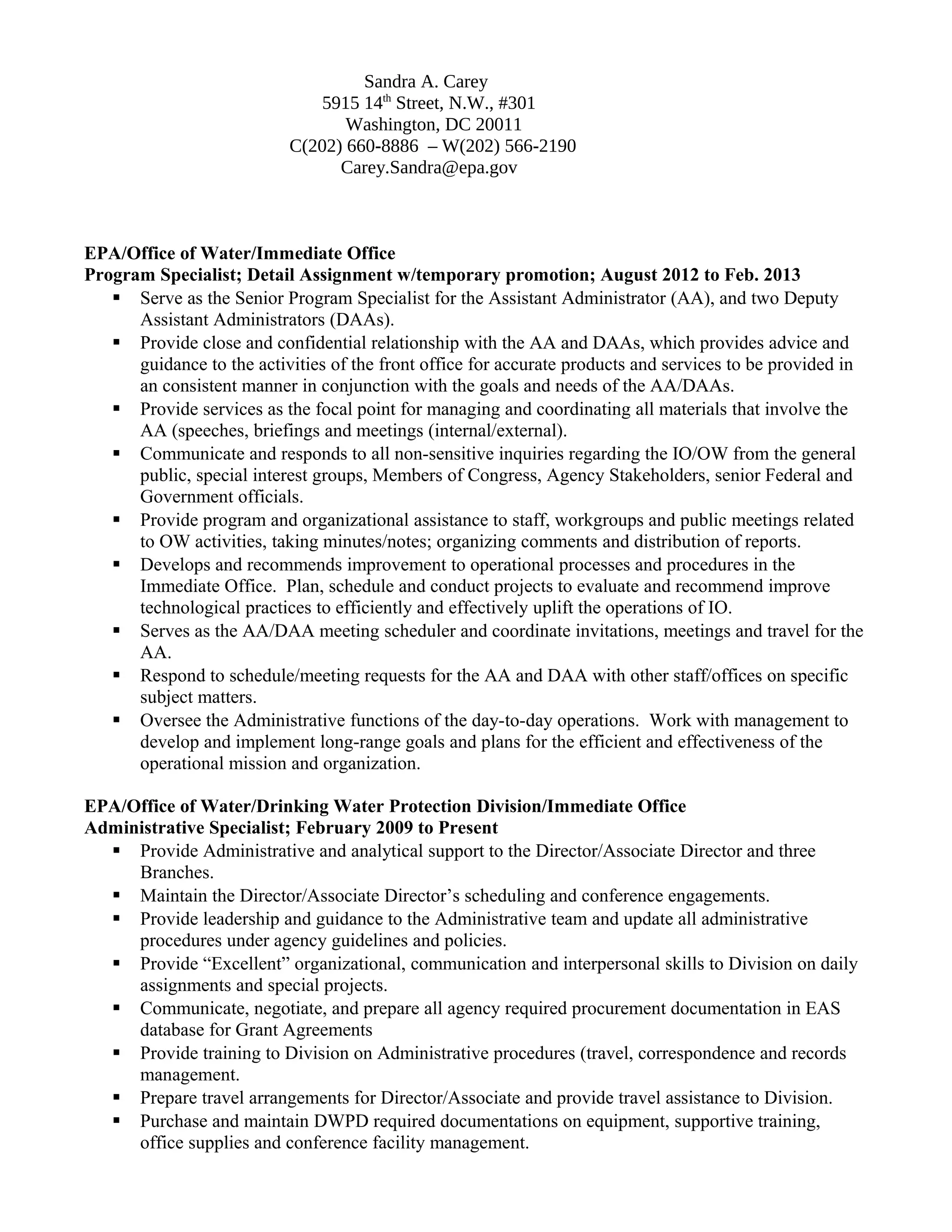 SCareyCurrent201314Resume3 | DOC
