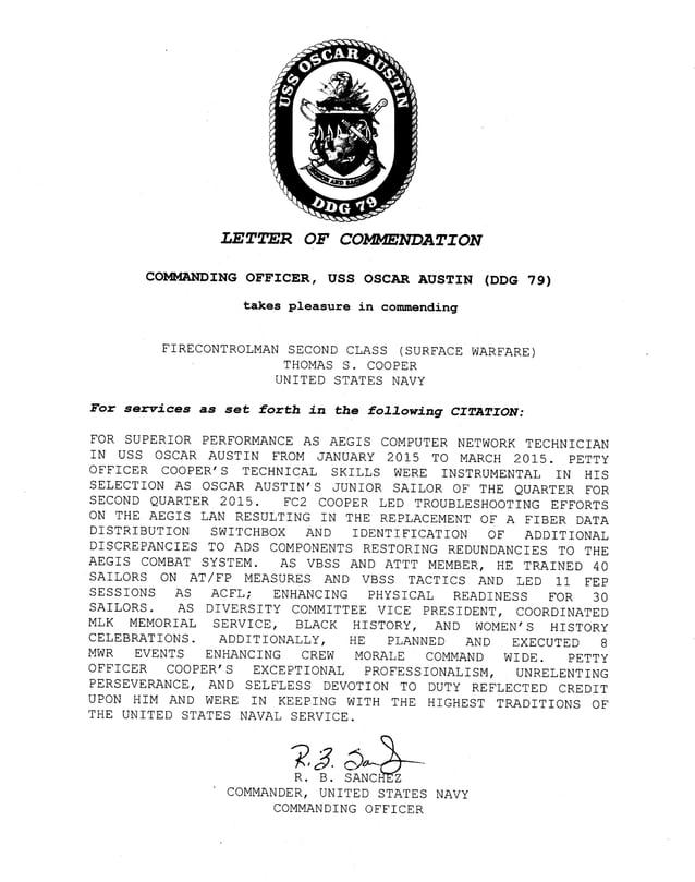 COOPER JSOQ LETTER | PDF
