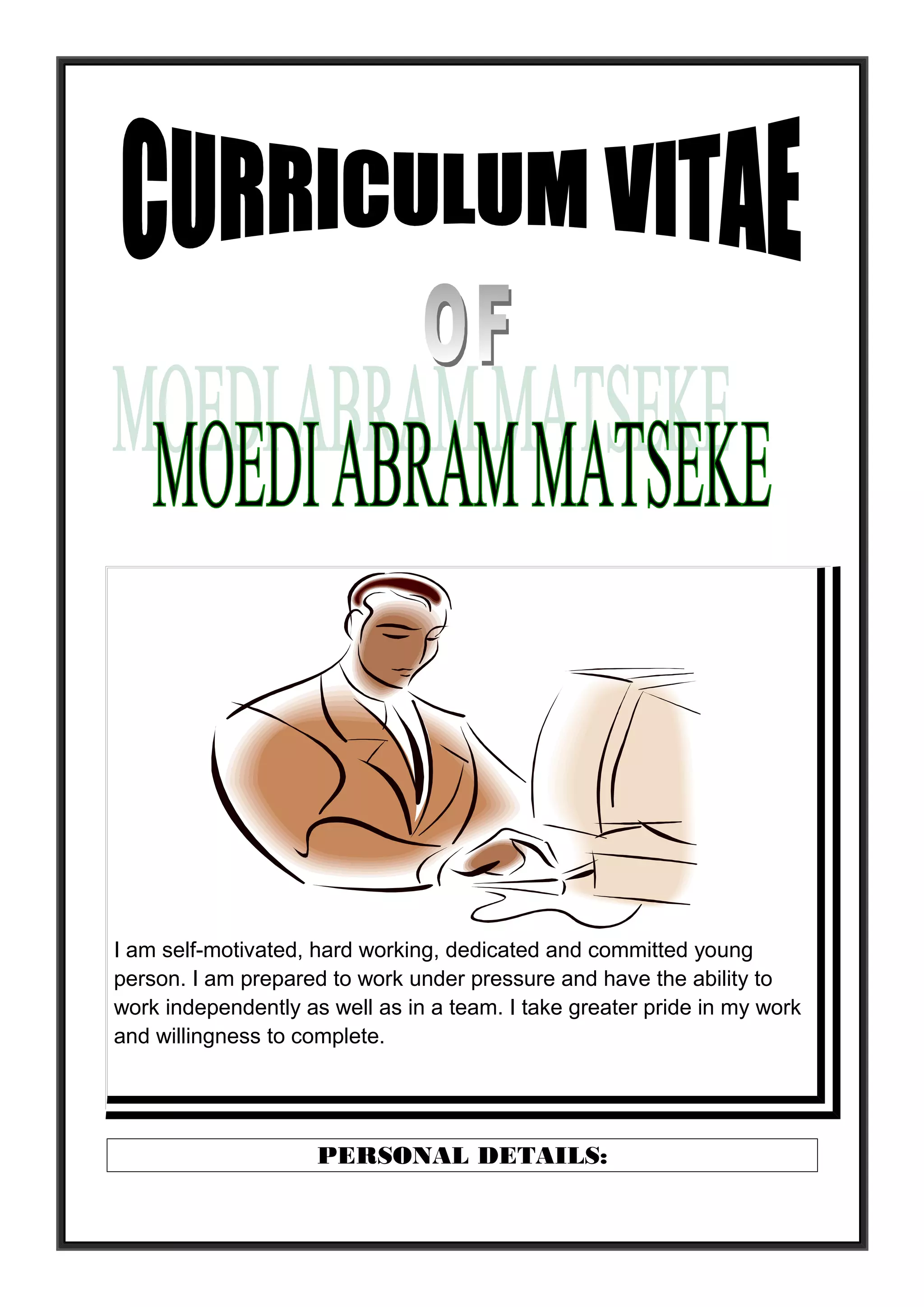 M A MATSEKE CV | DOC