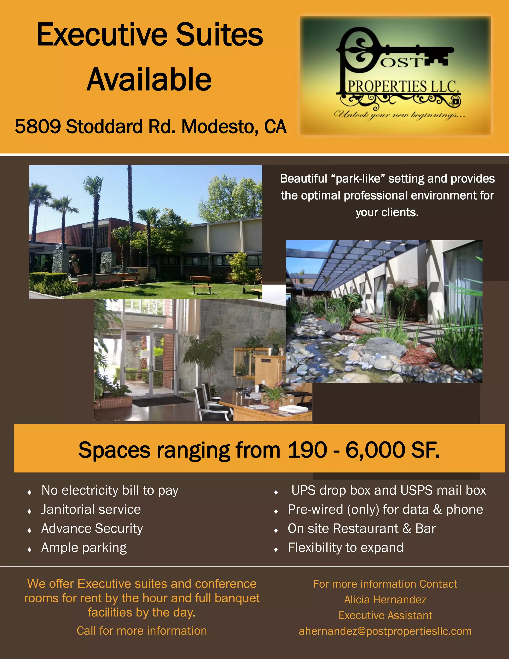 Flyer for executive suites | PDF