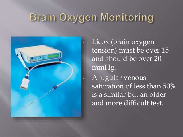 Ventriculostomies and Licox