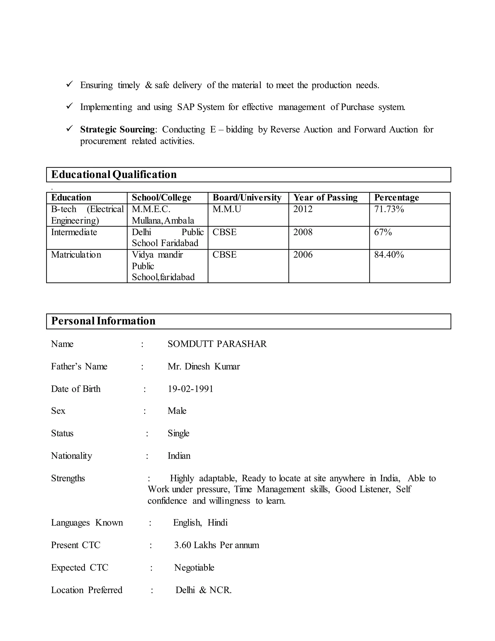 RESUME | PDF
