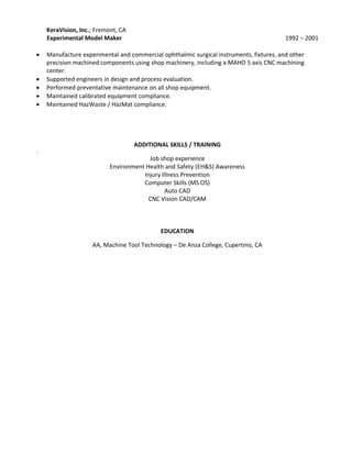 Randy Leppo Resume Sep 2016 | PDF