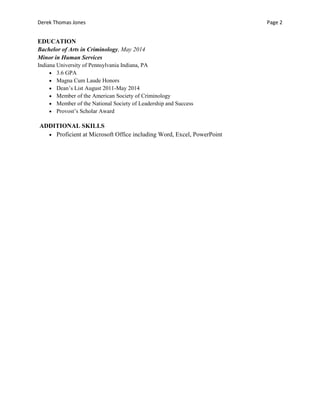 DerekTJones_Resume | DOCX