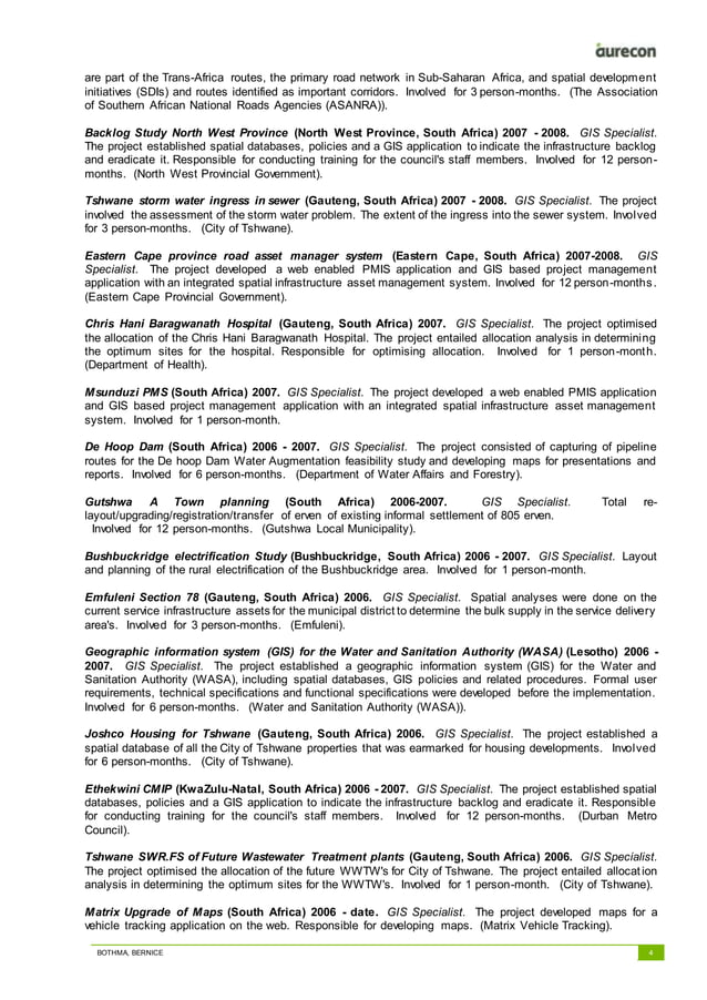 CV Bothma Bernice_05_2016 | PDF