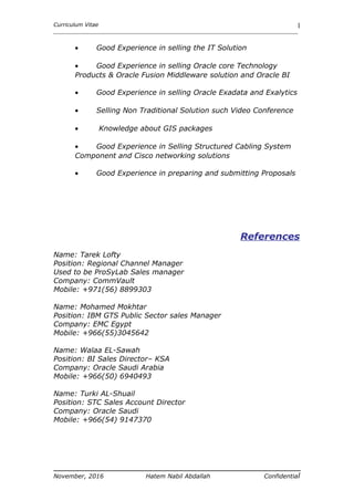 hatem Update CV | DOC